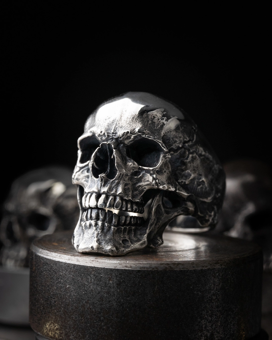 Skull ring silver 925 store